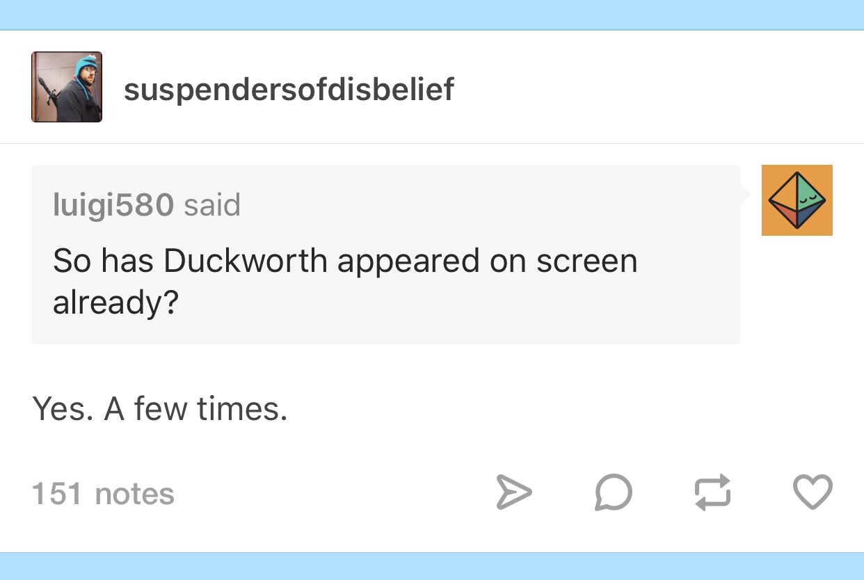 Character Spotlight – Duckworth – DuckTalks