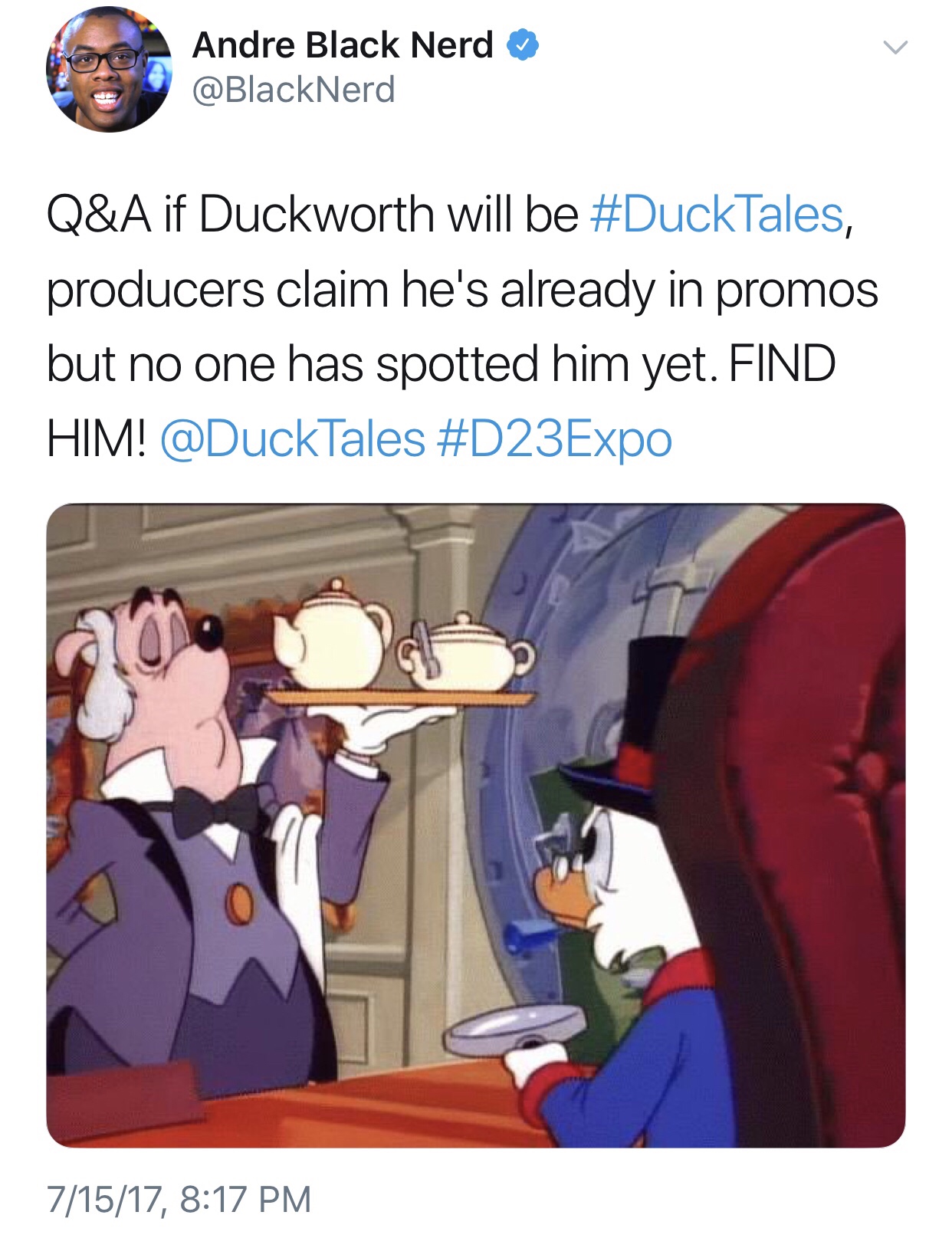 Character Spotlight – Duckworth – DuckTalks