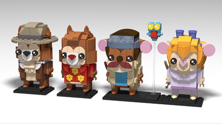 Disney Afternoon Custom LEGO BrickHeadz – DuckTalks