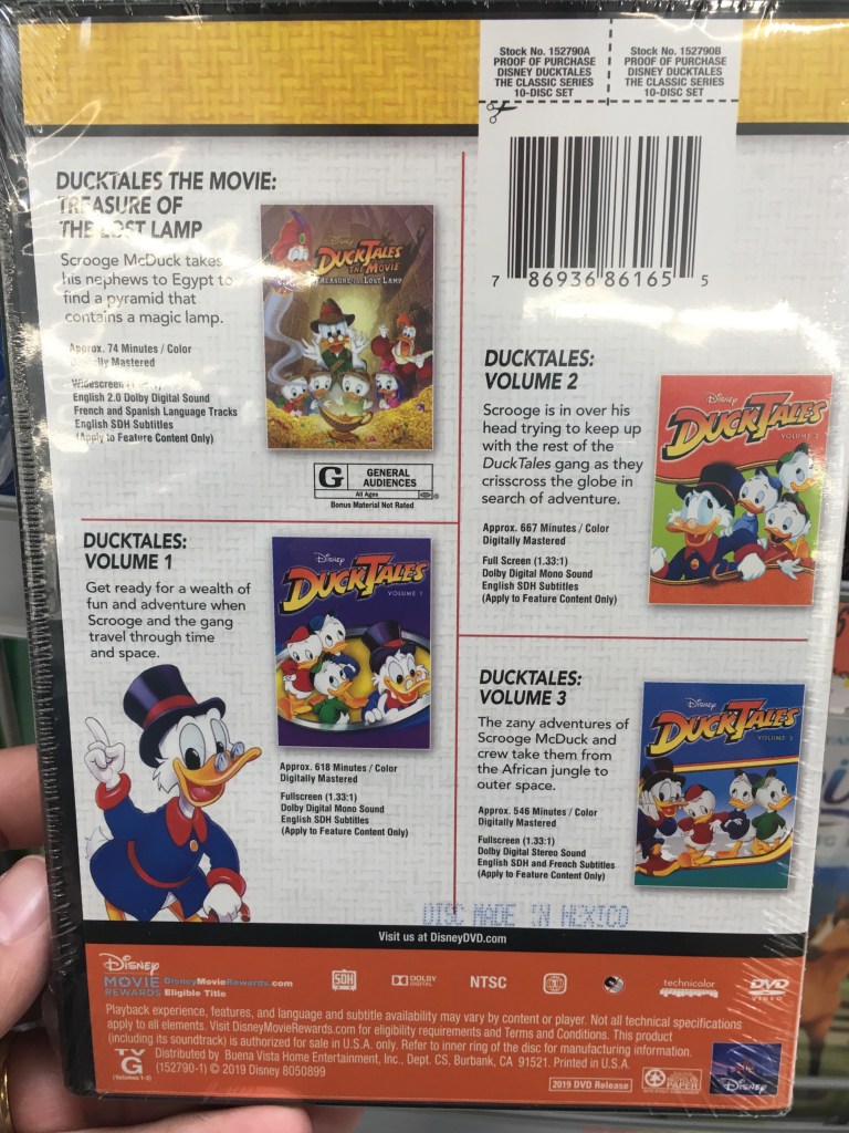 DuckTales Collection DVD Cover and Details – DuckTalks