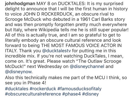 John D Rockerduck Announcement – DuckTalks