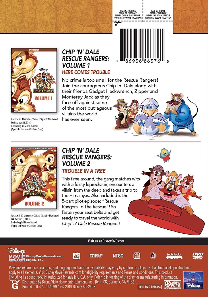 Chip ‘n Dale Rescue Rangers DVD Collection – DuckTalks