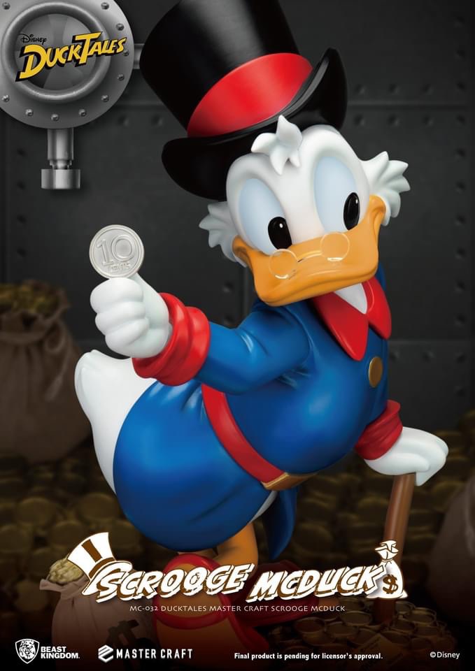 Scrooge McDuck Master Craft Statue from Beast Kingdom – DuckTalks