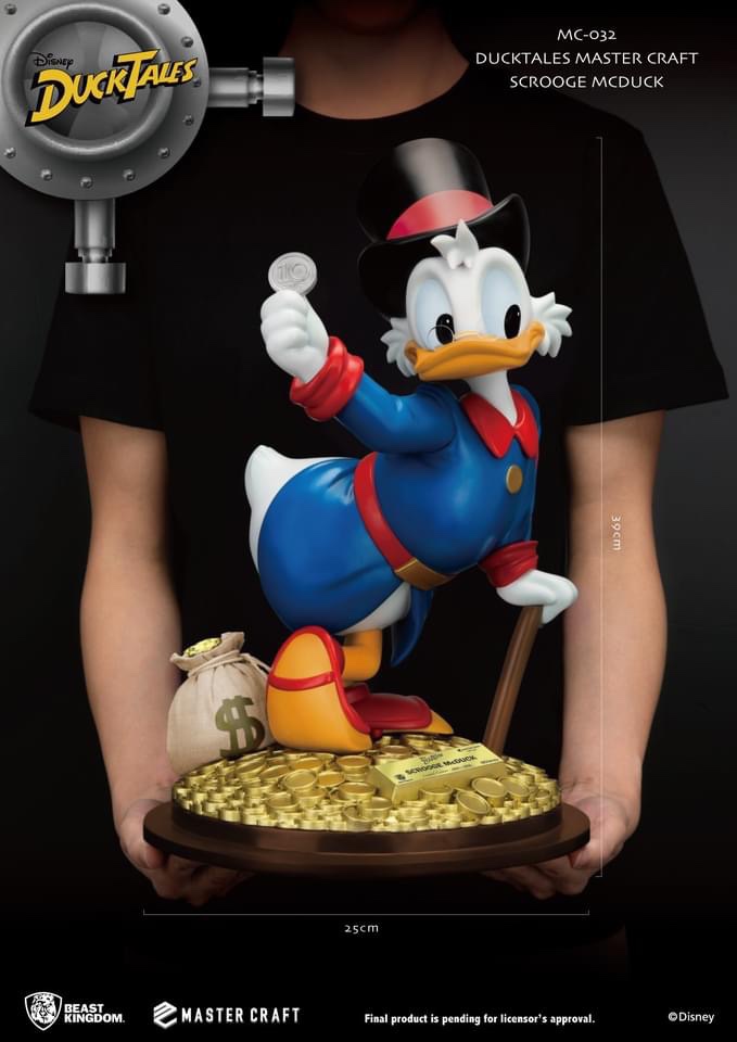 Scrooge McDuck Master Craft Statue from Beast Kingdom – DuckTalks