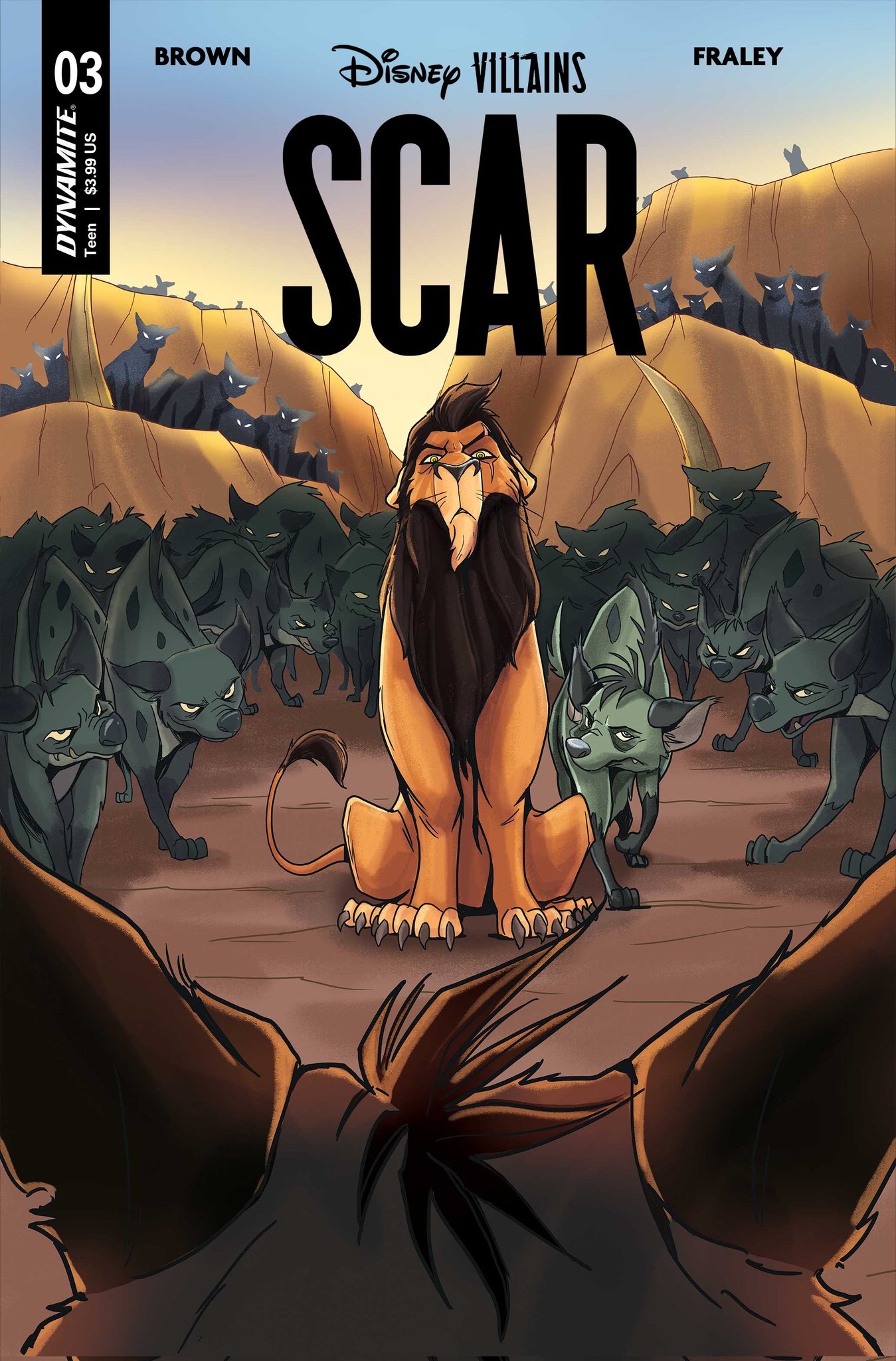 Dynamite Comics Disney Villains Scar Illustrator Trevor Fraley ...