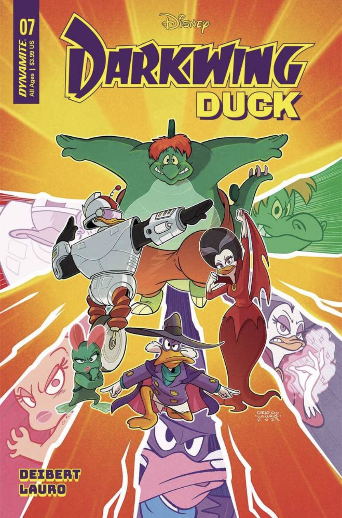 Dynamite Comics Darkwing Duck Illustrator Carlo Cid Lauro Interview ...